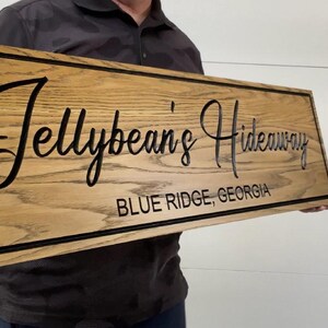 Custom Sign, Wooden Carved Sign, Camp Sign, Custom Sign, Mountain Home ...