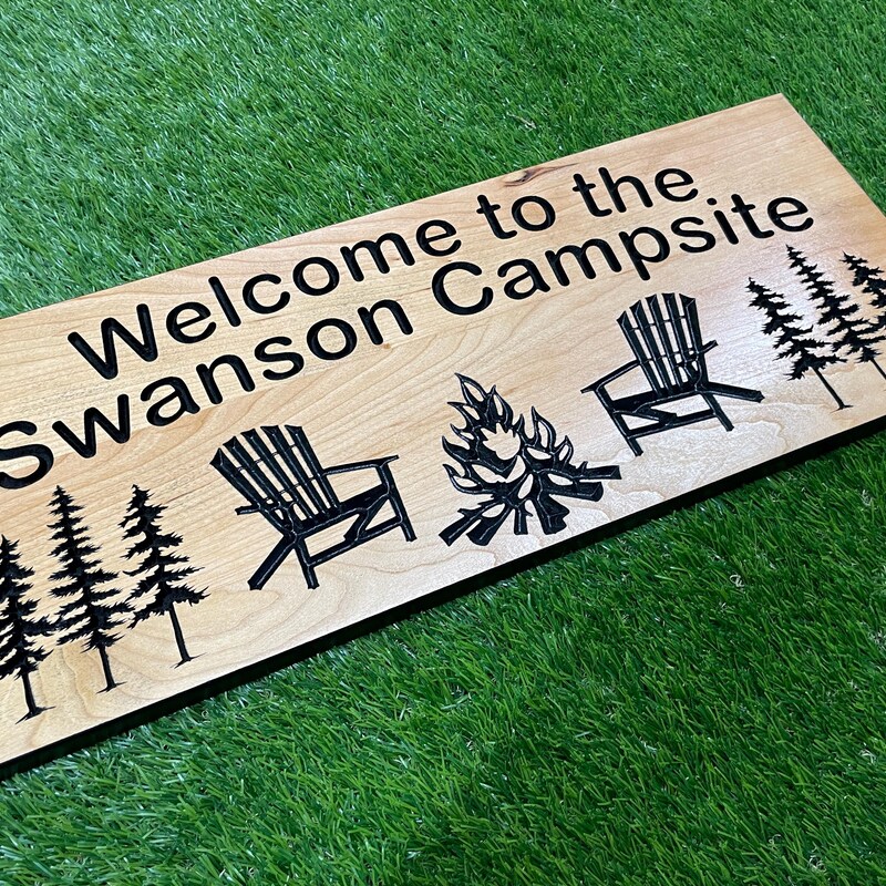 Campsite Sign - Etsy