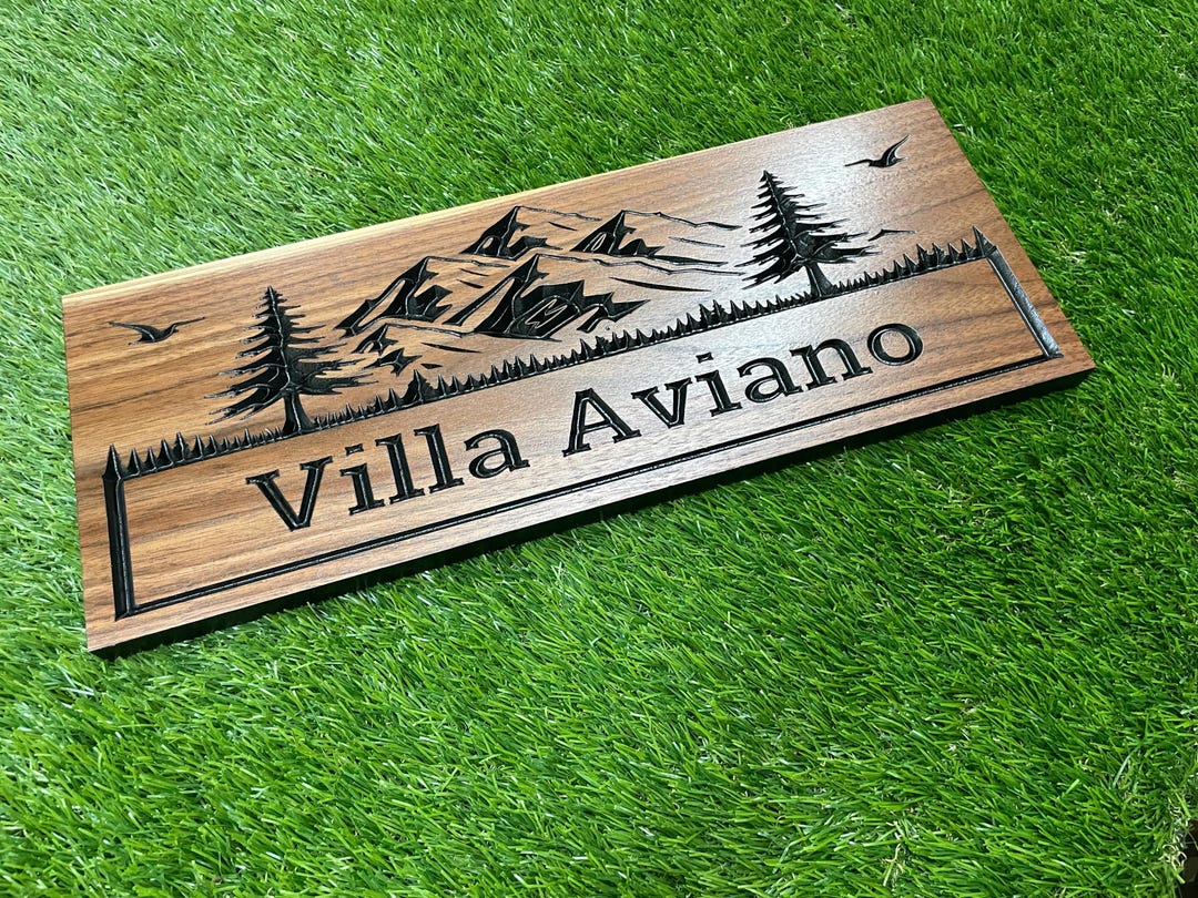 Custom Outdoor Wooden Signs for Camping, Cabins, and Rustic Décor ...