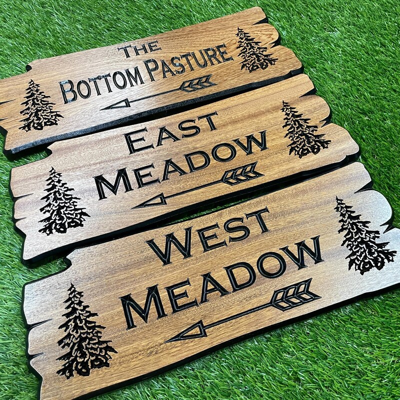 Routed Wood Signs - Etsy