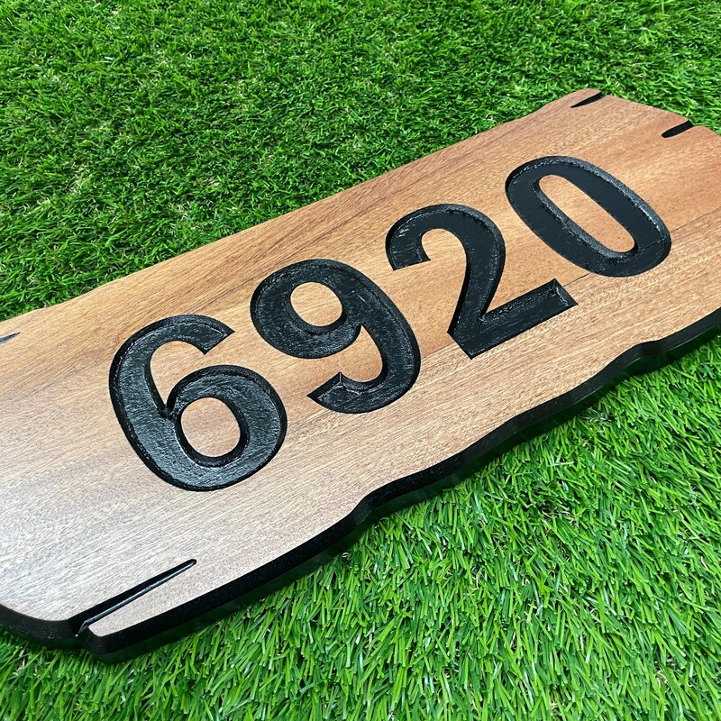 Rustic House Numbers - Etsy