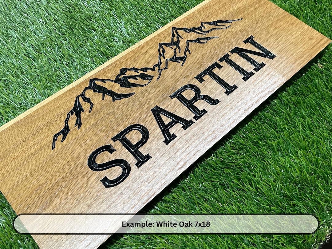 Custom Outdoor Wood Sign - Rustic Wooden Camping & Cabin Sign for ...