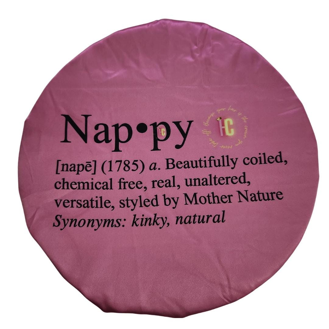 Definition of Nappy Reusable Shower Cap - Etsy