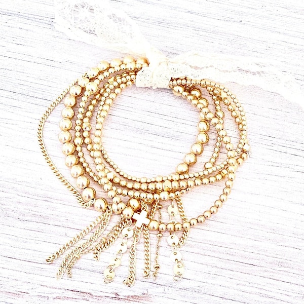 Bohemian Stackable Bracelets - Etsy