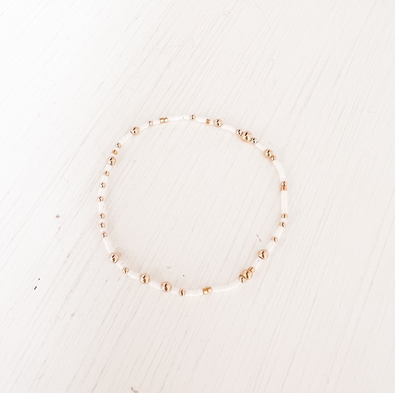 14k Gold Filled Fresh Water Pearl Beaded Bracelets 2.5mm 3mm - Etsy