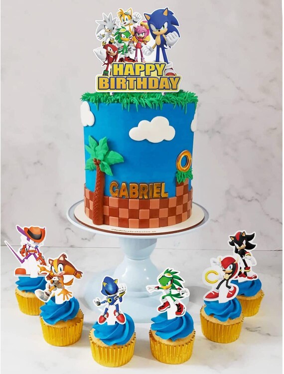 Party Décor hedge hog cupcake topper hedgehog birthday cake topper ...