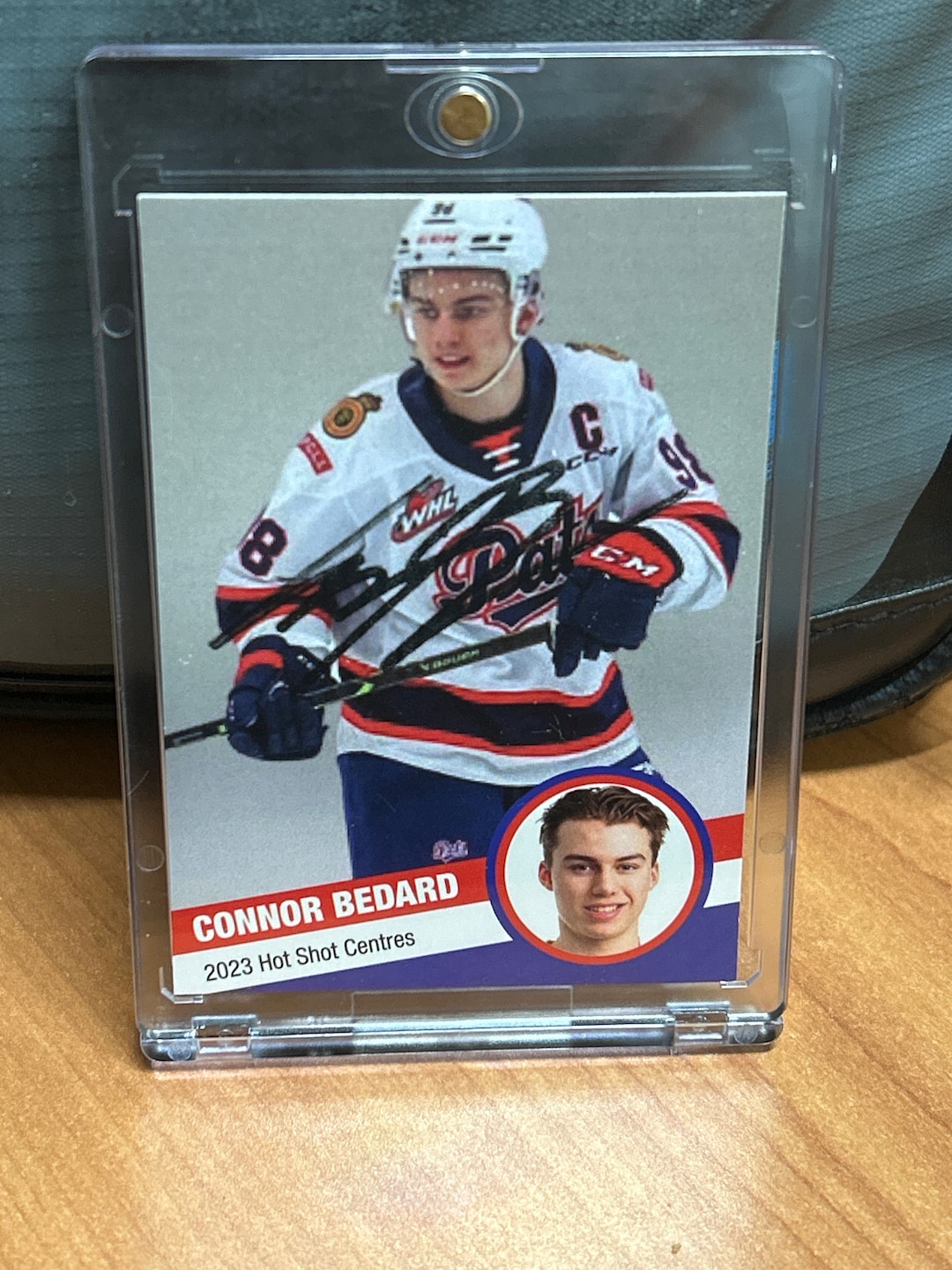 2023 Connor Bedard Facsimile Autographed Prospect RC Rookie Hot Shot ...