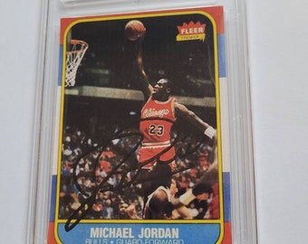Michael Jordan 86 Fleer - Etsy