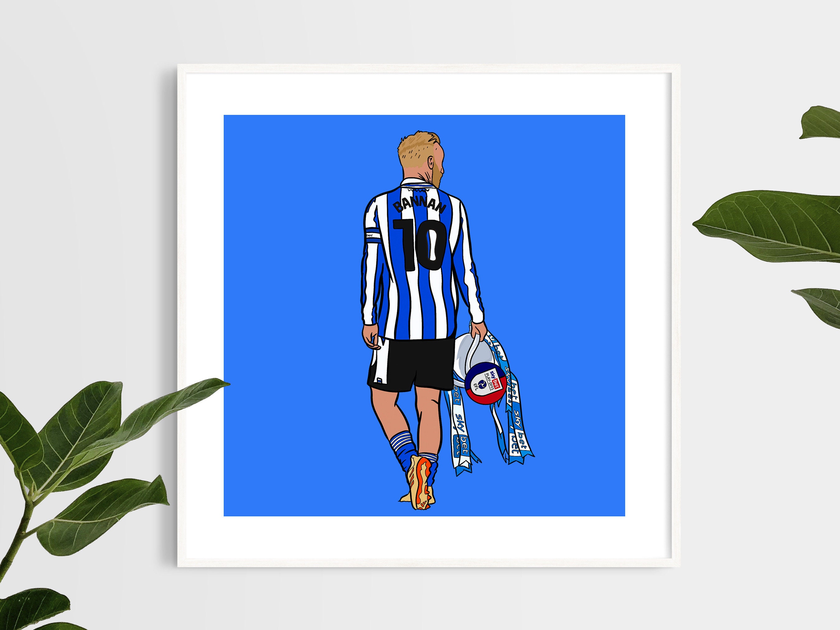 Barry Bannan Promotion - Print | Sheffield Wednesday | Football Wall ...