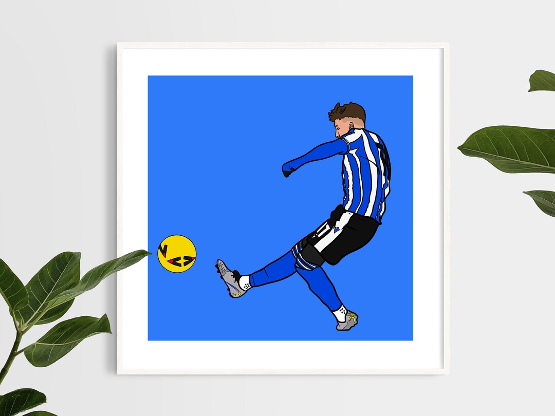 Josh Windass Goal Vs Newcastle United Print Sheffield Wednesday ...