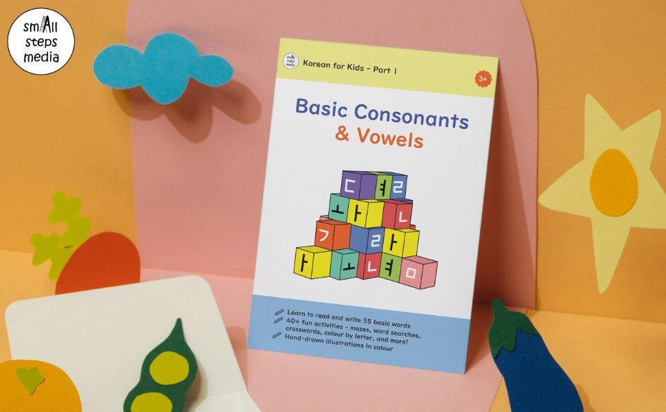 Korean for Kids Part 1: Basic Consonants & Vowels. Learn Korean With ...