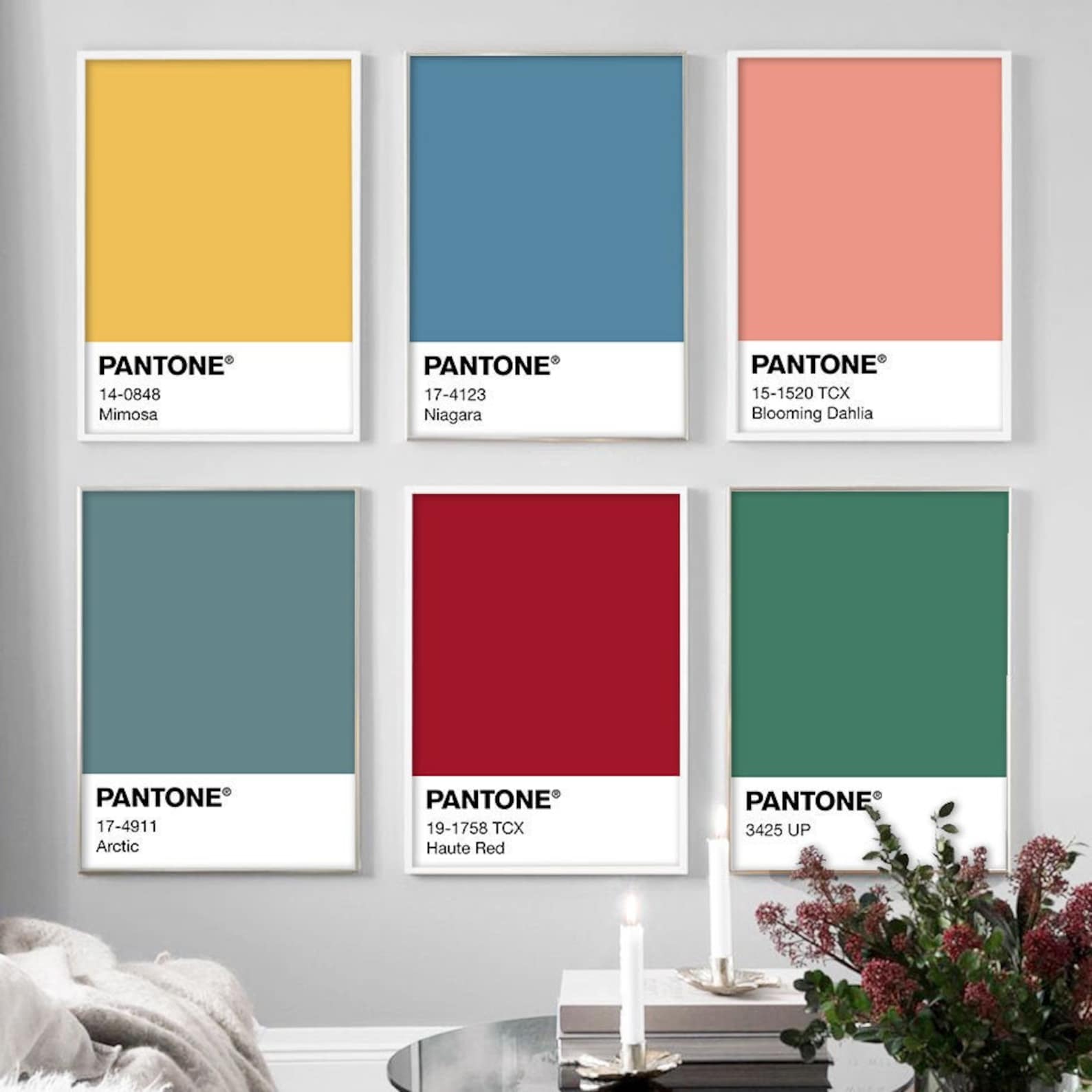 Personalized Pantone Prints 30/40 PSD Photoshop File to | Etsy