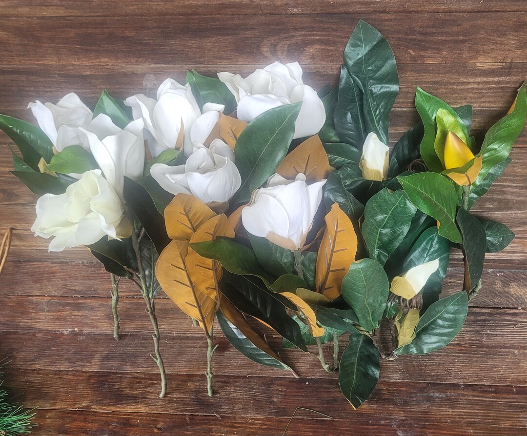 Artificial Magnolia Sprays Floral Wedding Decor - Etsy