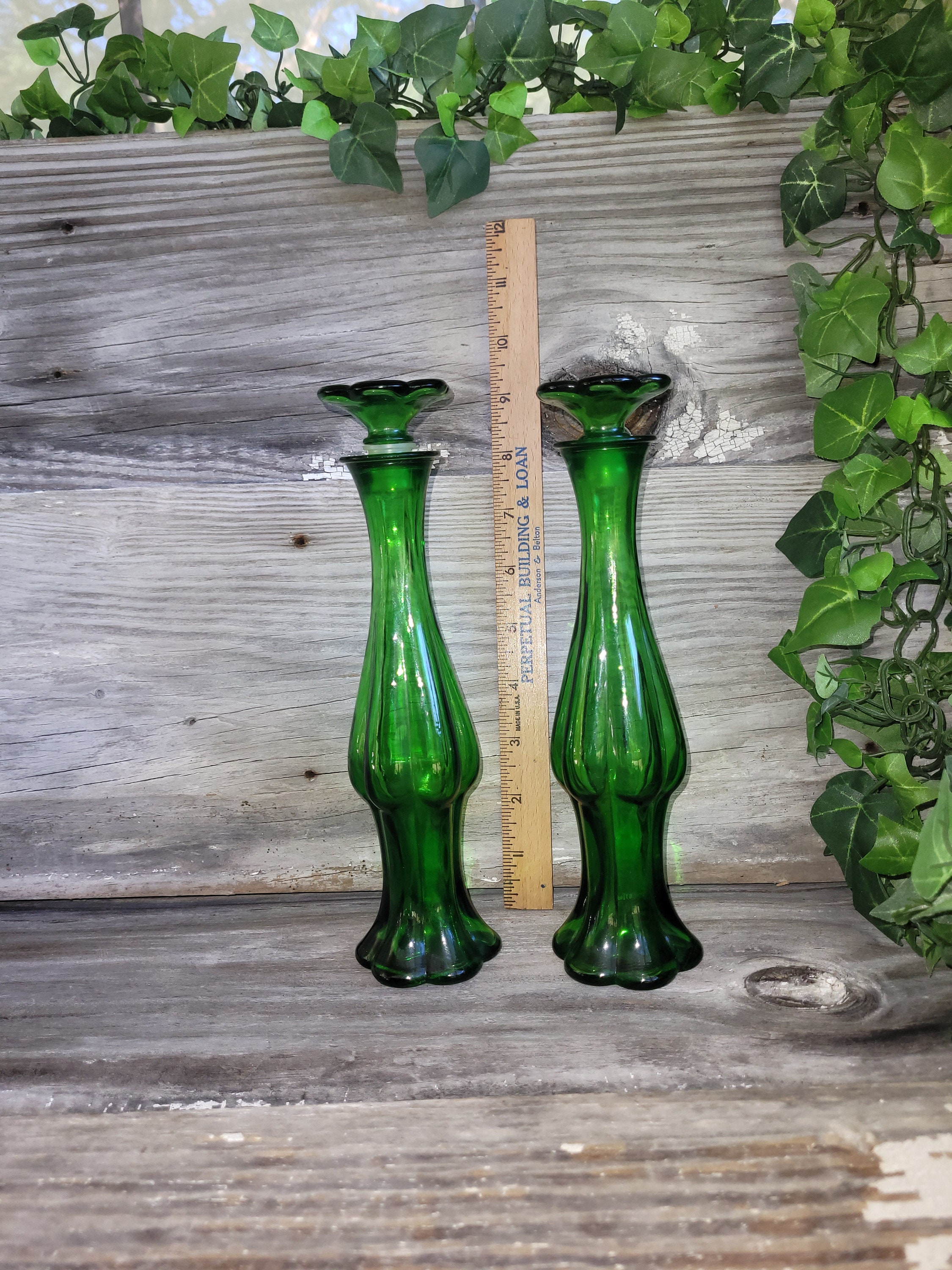 Vintage Avon Emerald Green Bud Vase Unforgettable Cologne - Etsy UK