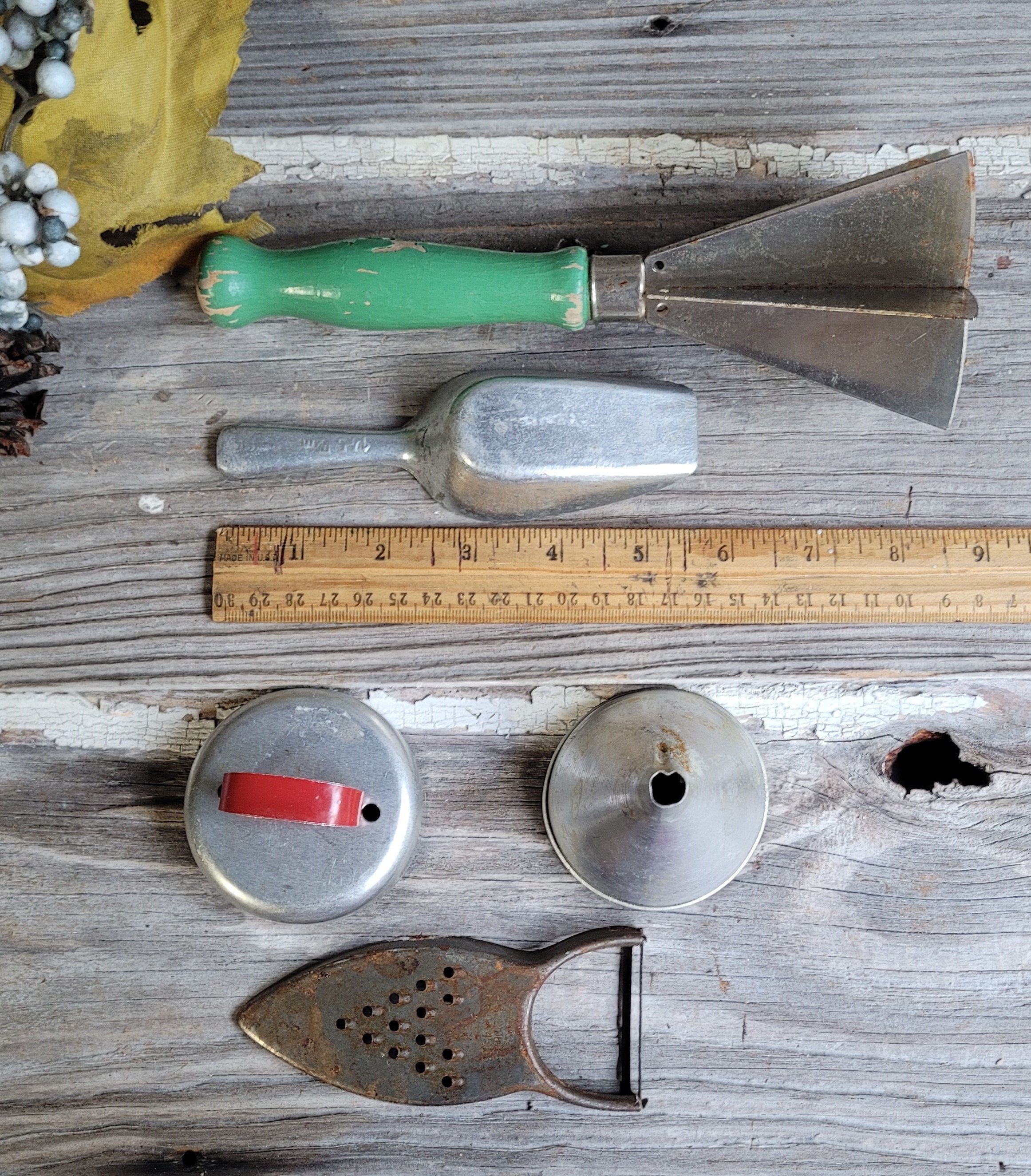 Antique and Vintage Kitchen Tools Utensils Lot Chopper Biscuit Cutter ...