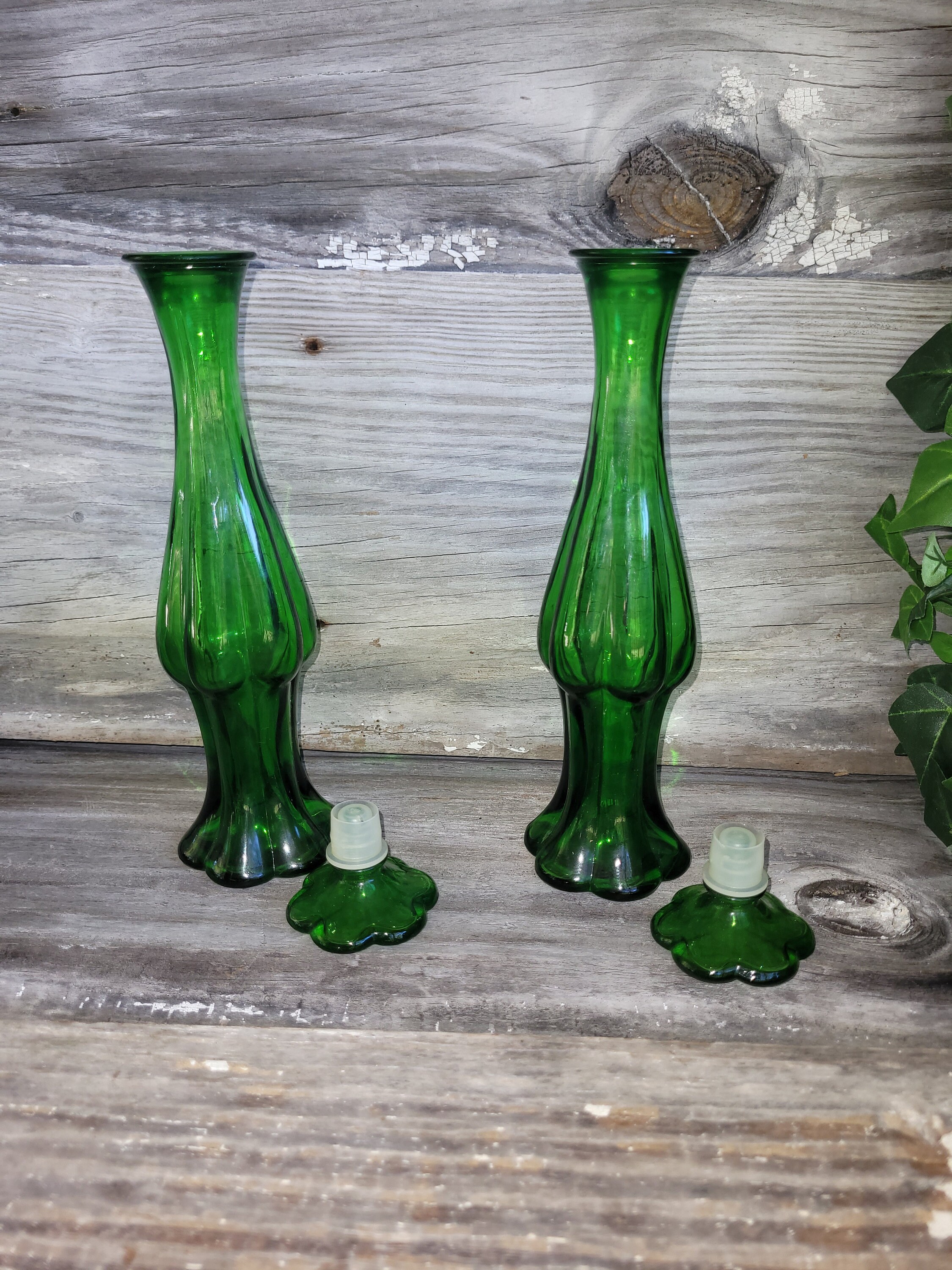 Vintage Avon Emerald Green Bud Vase Unforgettable Cologne - Etsy UK