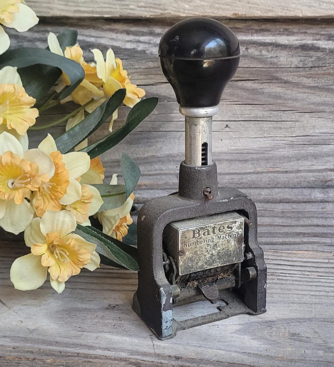 Vintage Bates Numbering Machine - Etsy