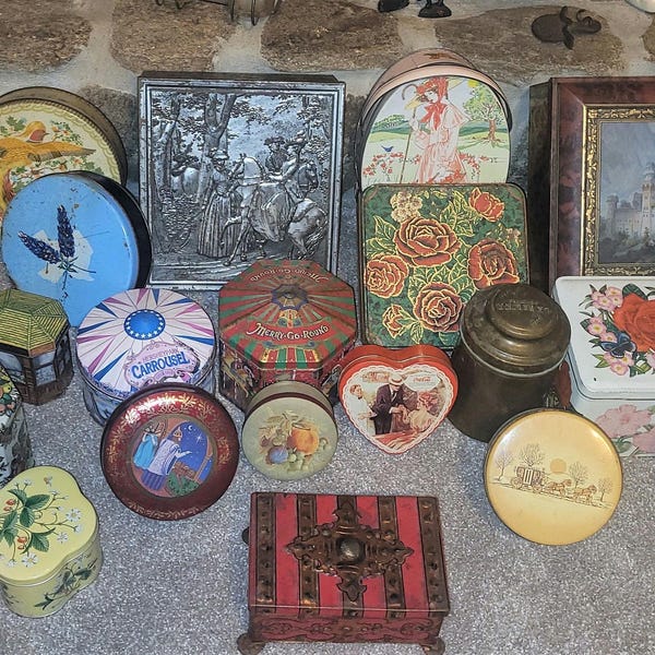Candy Tin Box - Etsy