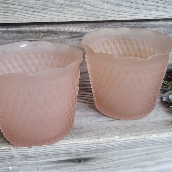 Frosted Glass Planter Pot - Etsy