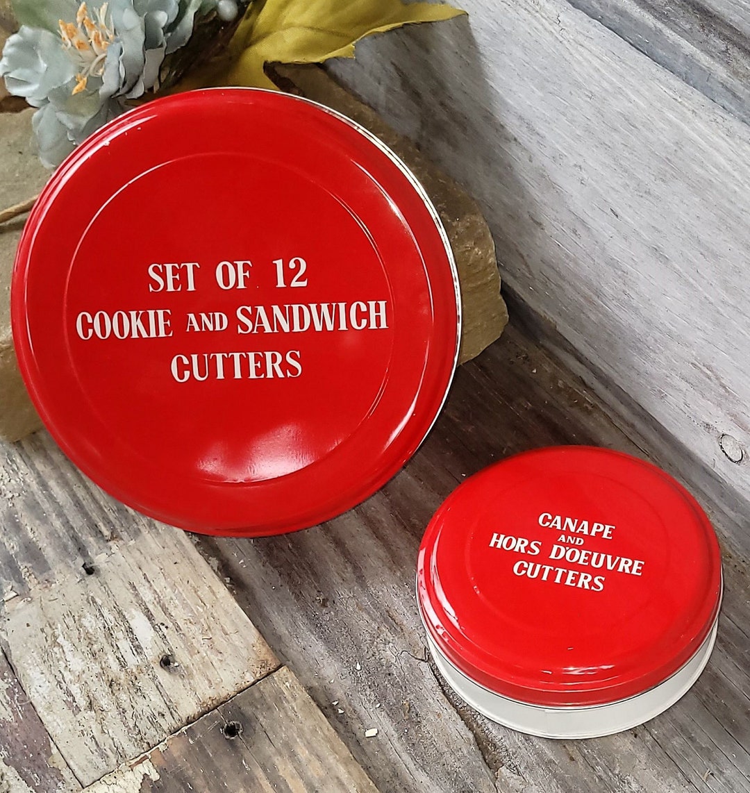 Set of 12 Cookie Sandwich Cutters + Canape Hors Doeuvre Cutters - Etsy