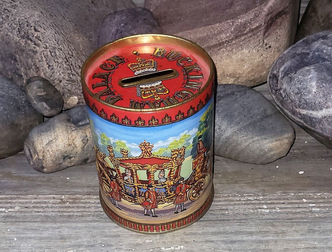 10 OFF Vintage Tin Buckingham Palace Bank Tea Tin - Etsy