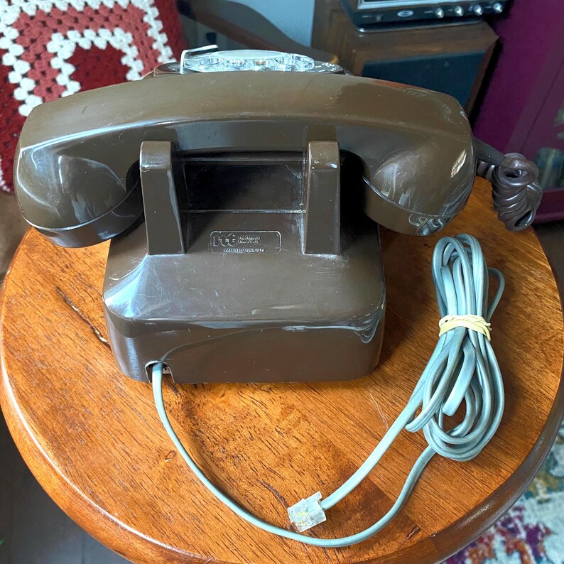 Vintage 1970s Northern Telecom Brown Rotary Phone *working* - Etsy