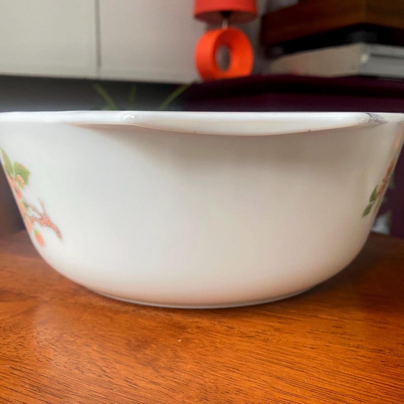 Vintage 1980s Pyrex Bowl Cherry Blossom Pattern - Made in England - Etsy
