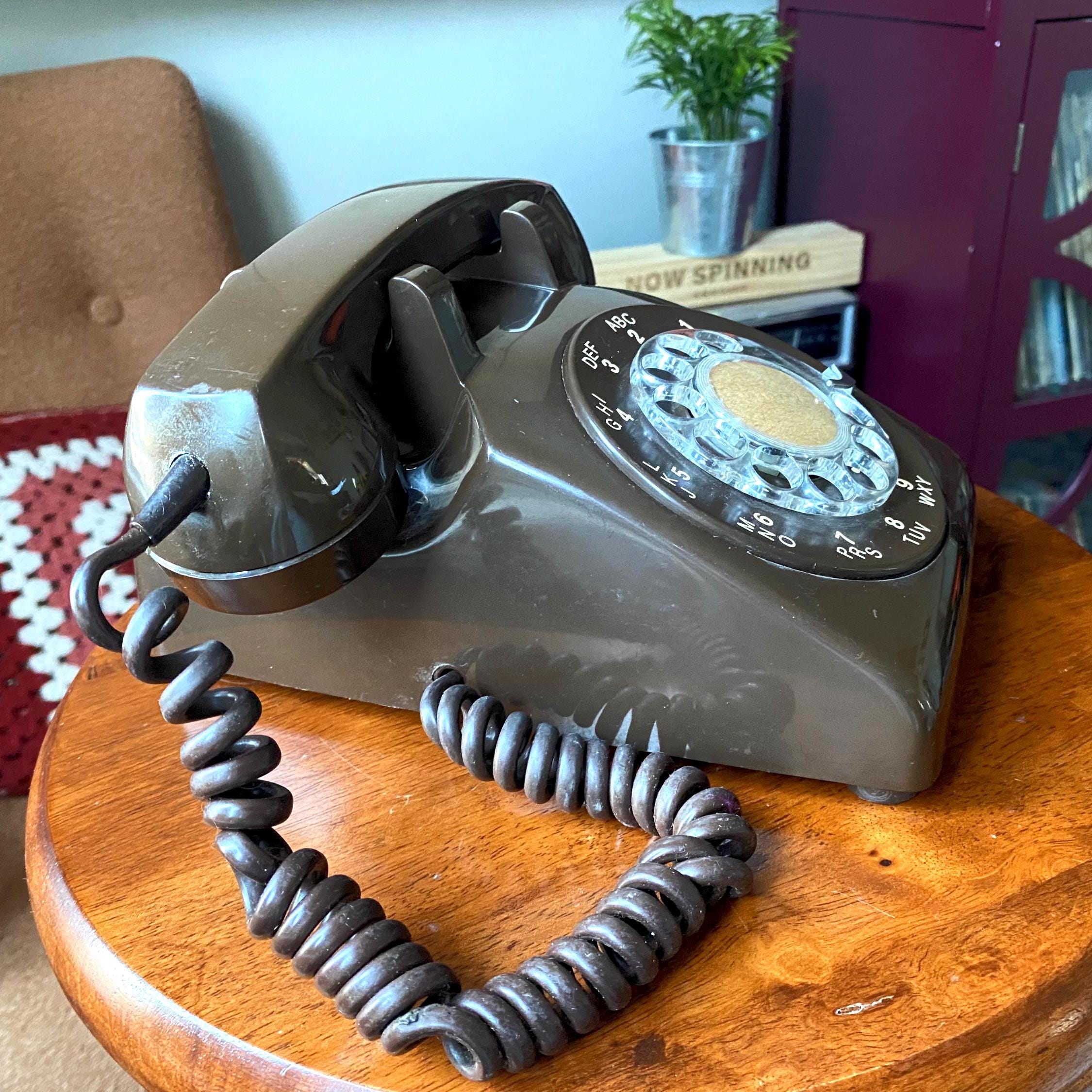 Vintage 1970s Northern Telecom Brown Rotary Phone *working* - Etsy