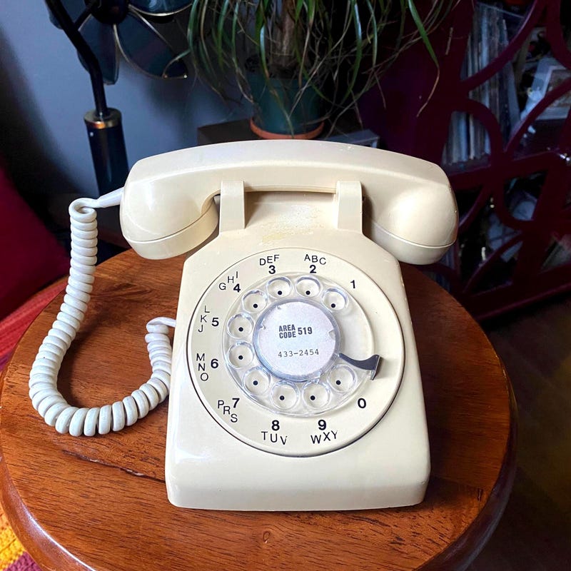 Vintage Rotary Phone - Etsy