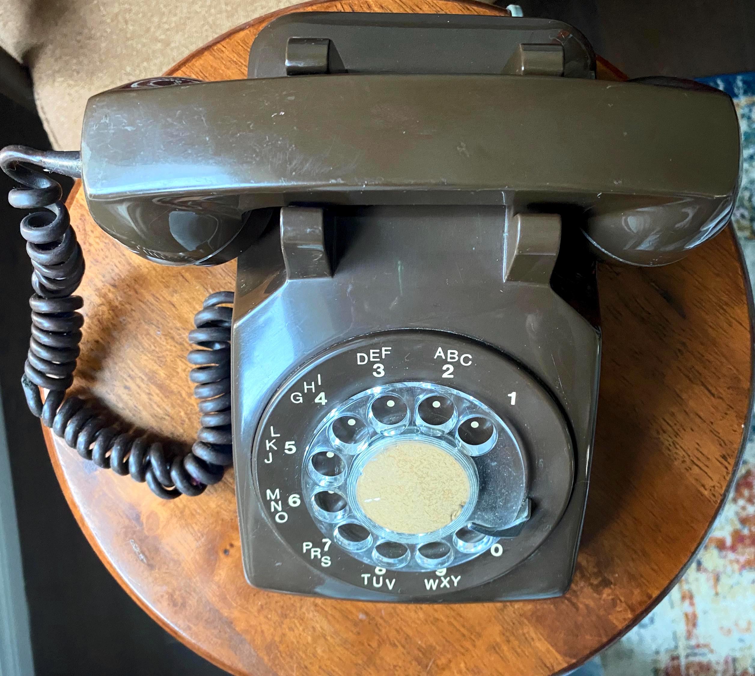 Vintage 1970s Northern Telecom Brown Rotary Phone *working* - Etsy