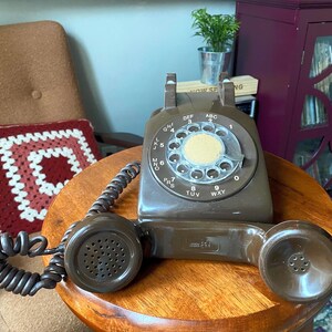 Vintage 1970s Northern Telecom Brown Rotary Phone *working* - Etsy