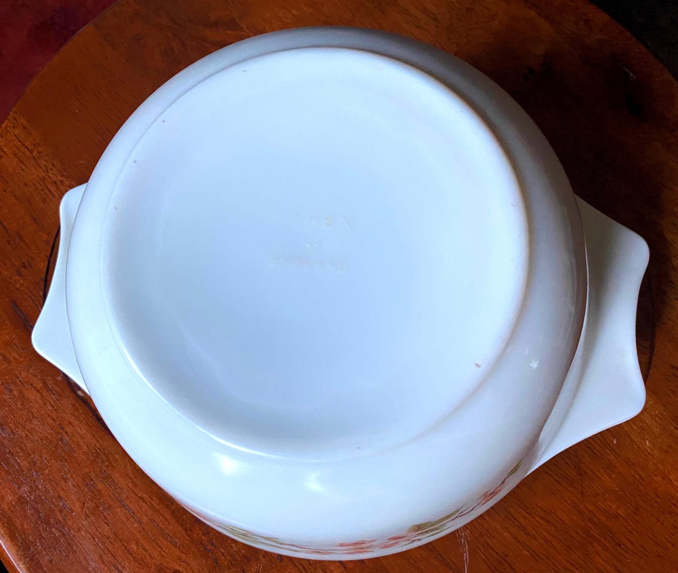 Vintage 1980s Pyrex Bowl Cherry Blossom Pattern With Lid - Etsy
