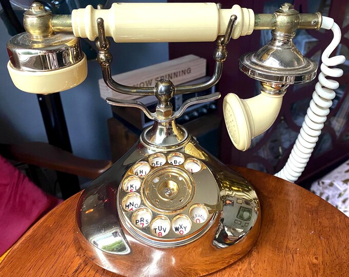 Vintage 1980s Gold French Style Rotary Phone “sweet Talk” *working ...