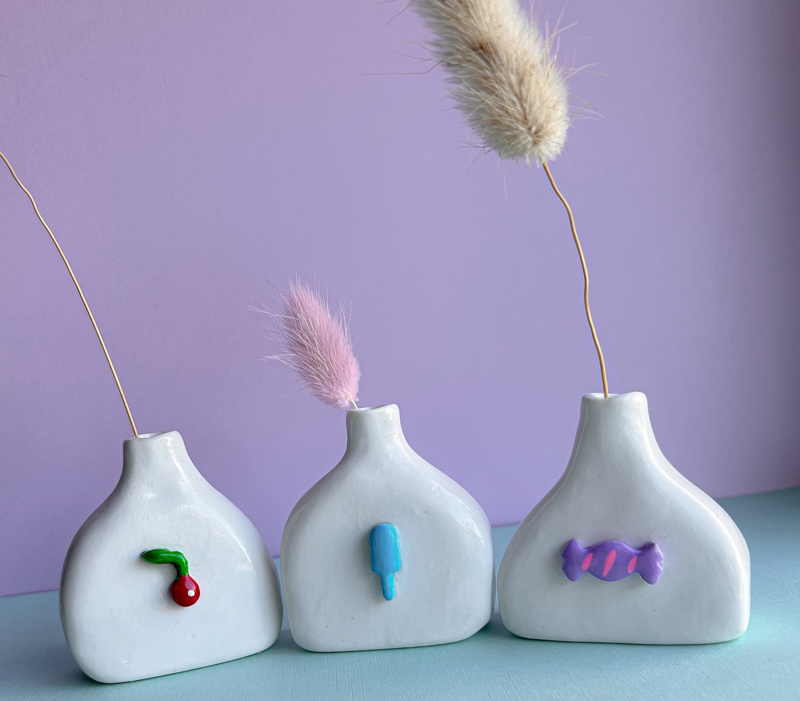 Pastel Tiny Vases / Mini Cute Vase / Tiny Mini Vases / Bud Vases / Cool ...