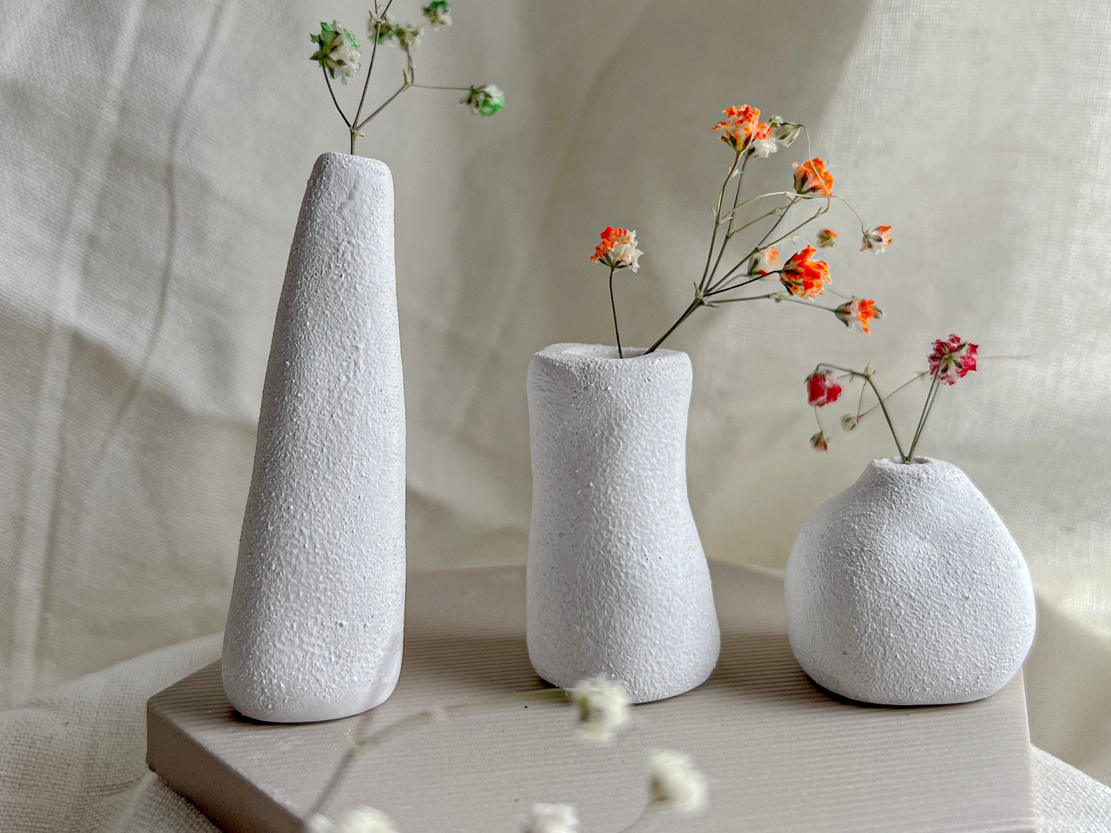Pitted Tiny Vases / Mini Vase / Miniature Modern Vases / Nordic Vases ...