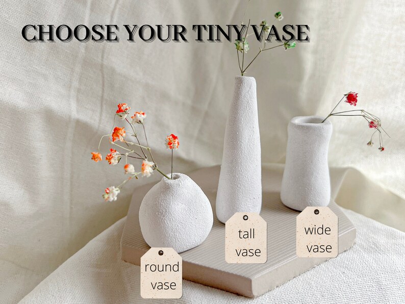 Pitted Tiny Vases / Mini Vase / Miniature Modern Vases / Nordic Vases ...