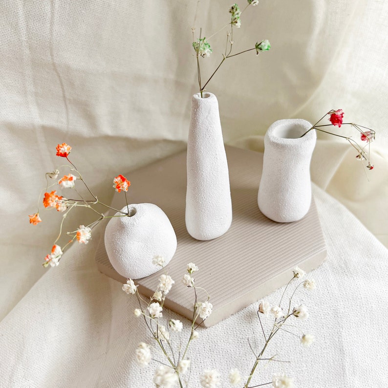 Pitted Tiny Vases / Mini Vase / Miniature Modern Vases / - Etsy