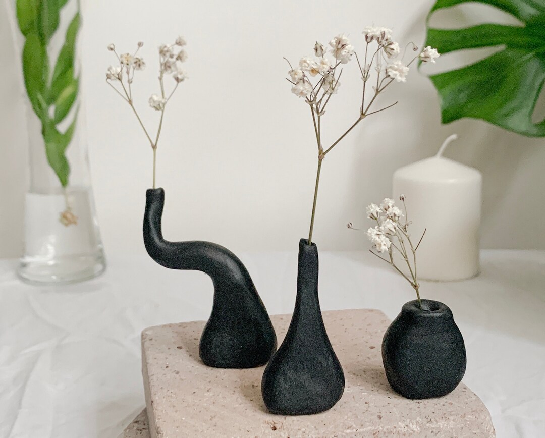 Modern Tiny Vases / Tiny Mini Vases / Miniature Pot / Mini Birthday ...
