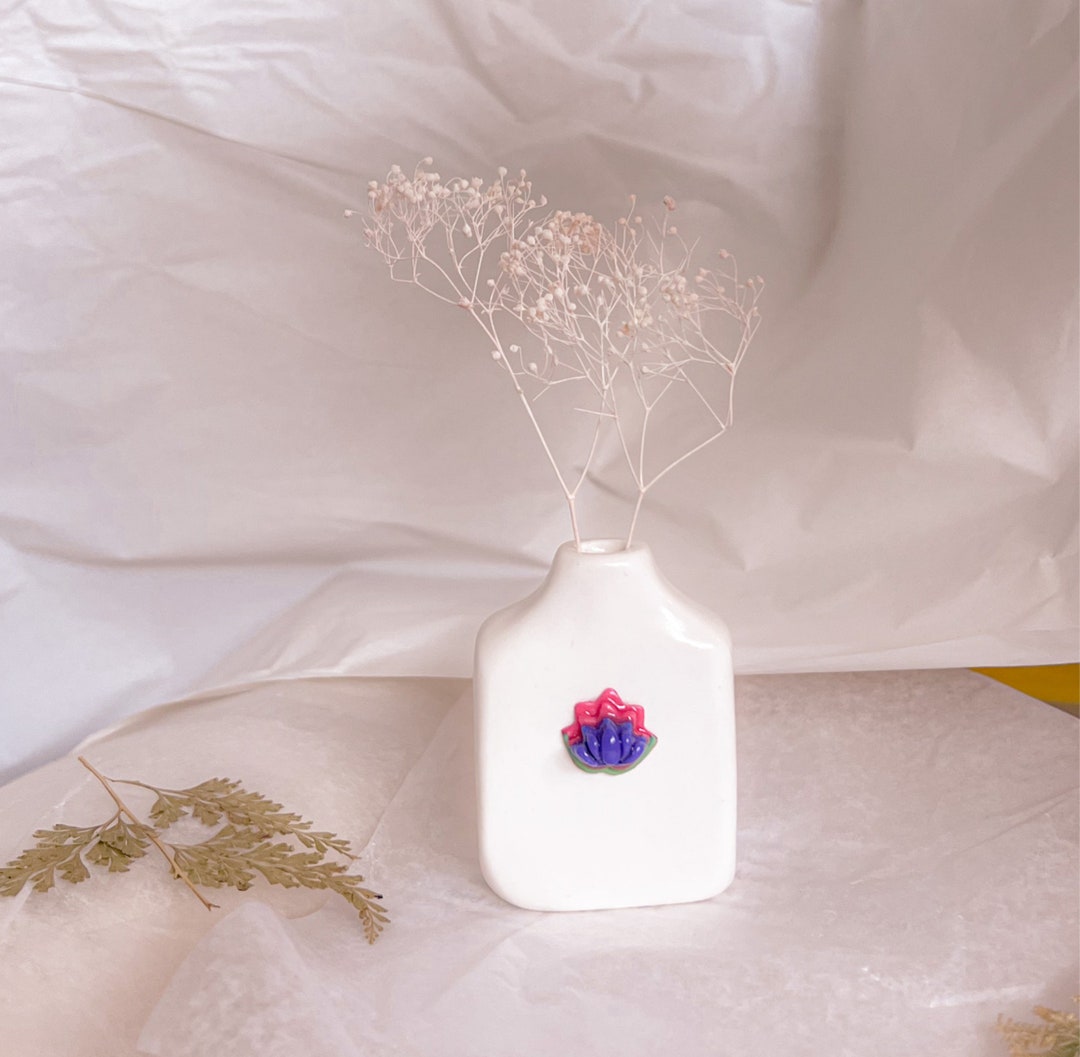 Lotus Flower Tiny Vase / Lotus Flower Gift / Mini Vase / Housewarming ...
