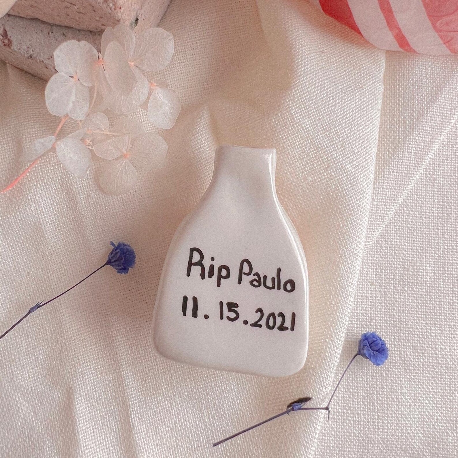 Personalised Mini Vase / Custom Tiny Vase / Miniature Vase ...