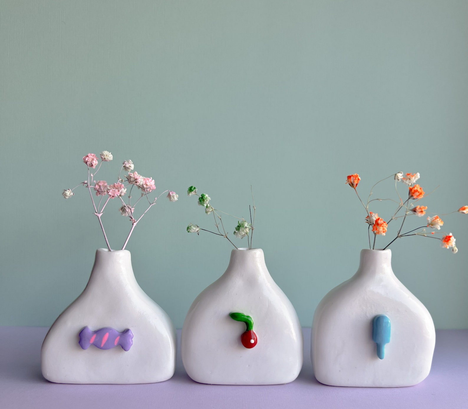 Pastel Tiny Vases / Mini Cute Vase / Tiny Mini Vases / Bud Vases / Cool ...