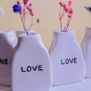 Personalised Mini Vase / Custom Tiny Vase / Miniature Vase ...