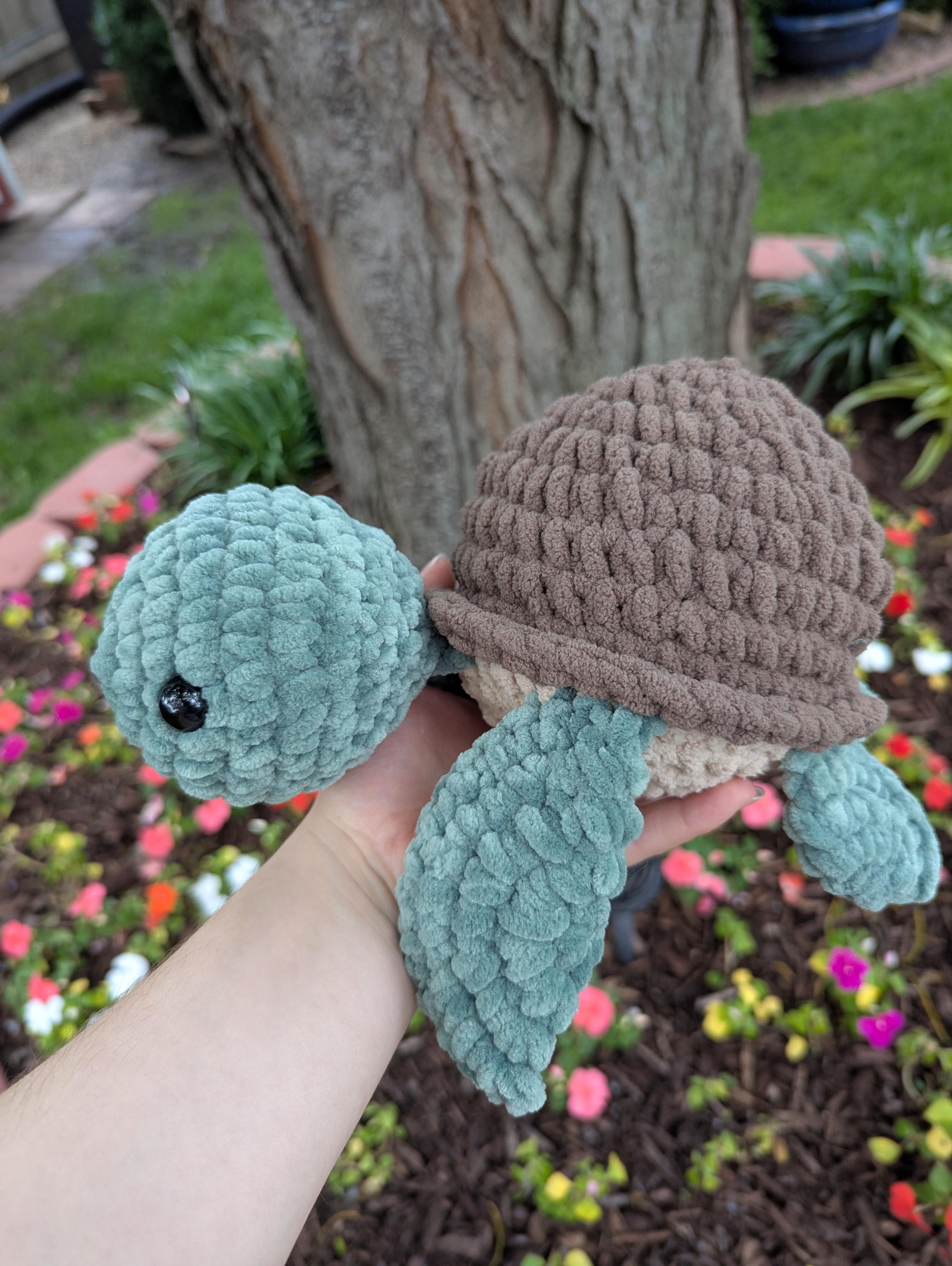Large Crochet Sea Turtle - Etsy