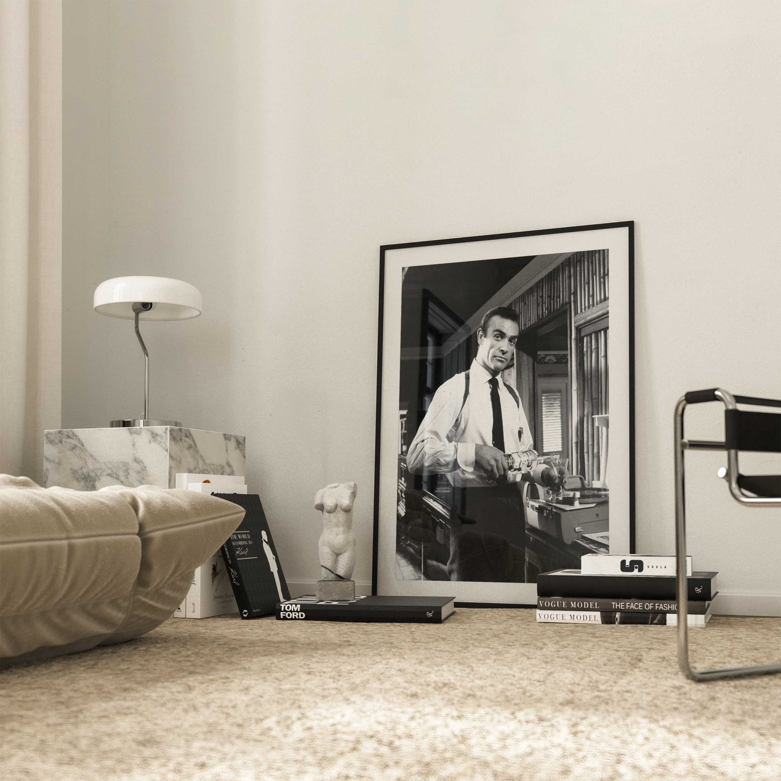 Sean Connery, 007 James Bond Vodka Martini Poster