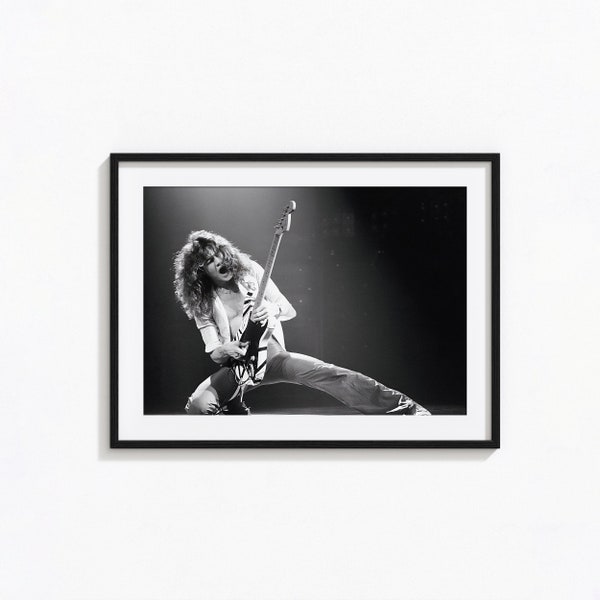 Eddie Van Halen Print - Etsy