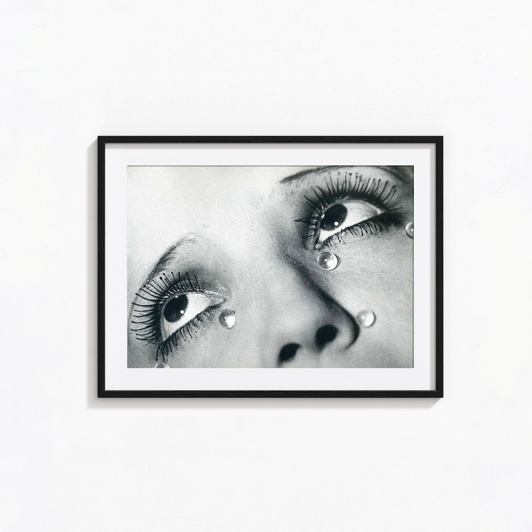 Man Ray Tears Print, Surrealist Photography, Larmes, Black and White ...