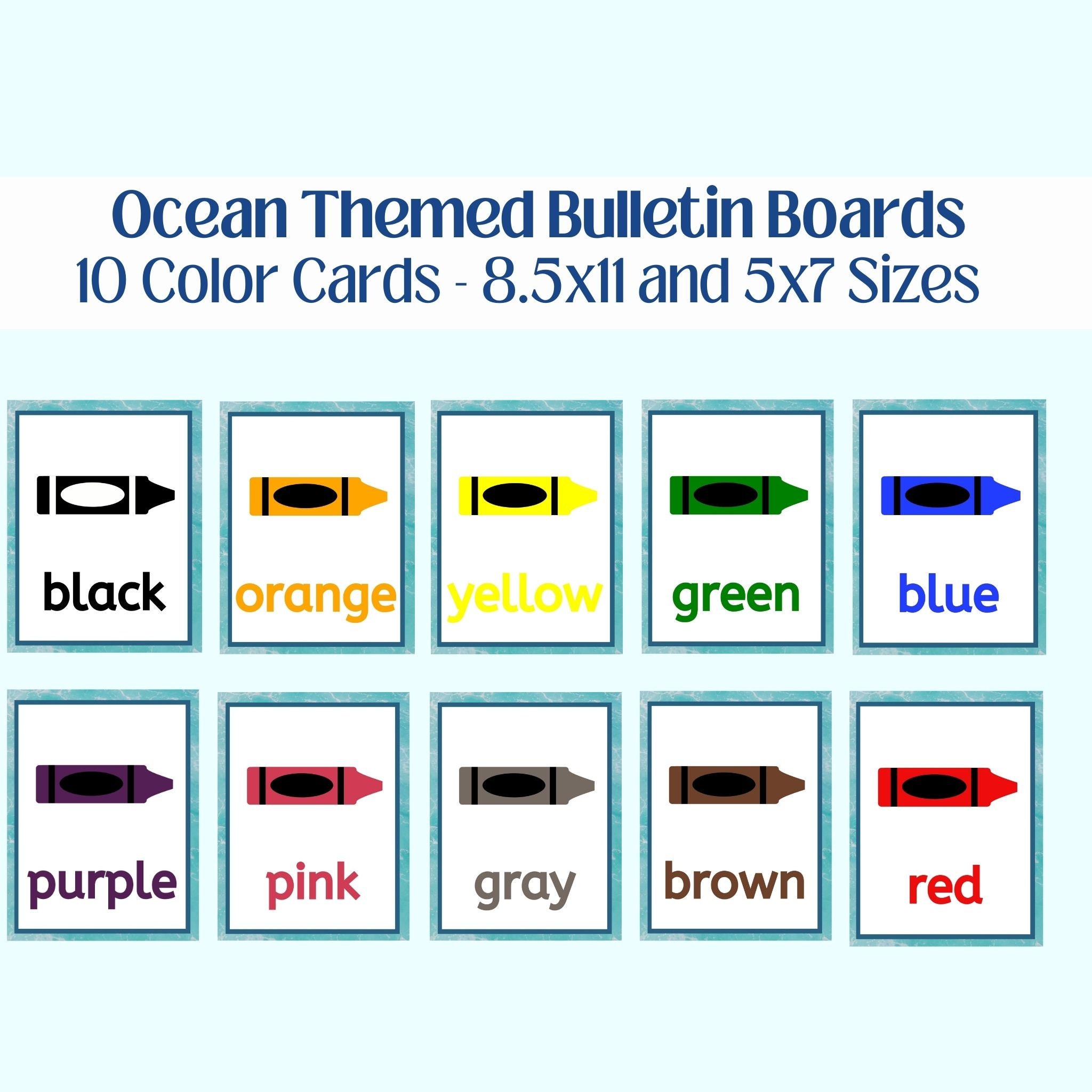 Ocean Bulletin Board, Under the Sea Theme, Classroom Display, Back to ...
