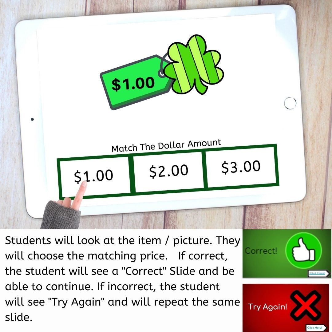 St. Patrick's Day Counting Money Math Life Skills PLUS Task Cards 3 ...