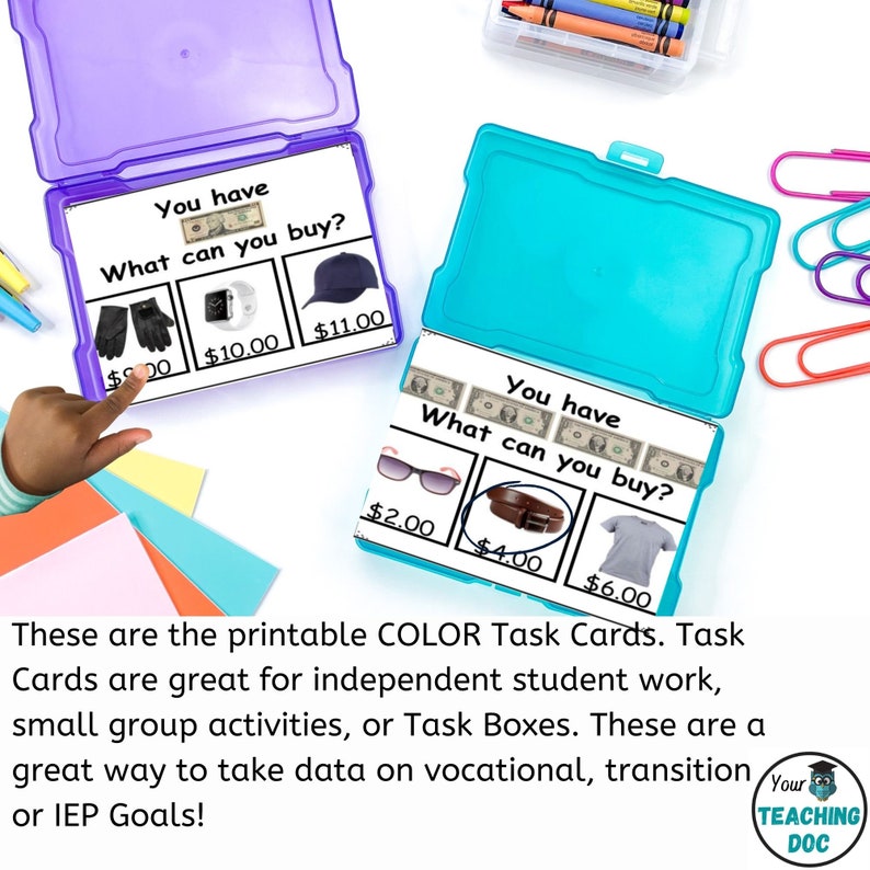 Counting Money: Clothing Store Life & Work Skills Digital and Print ...