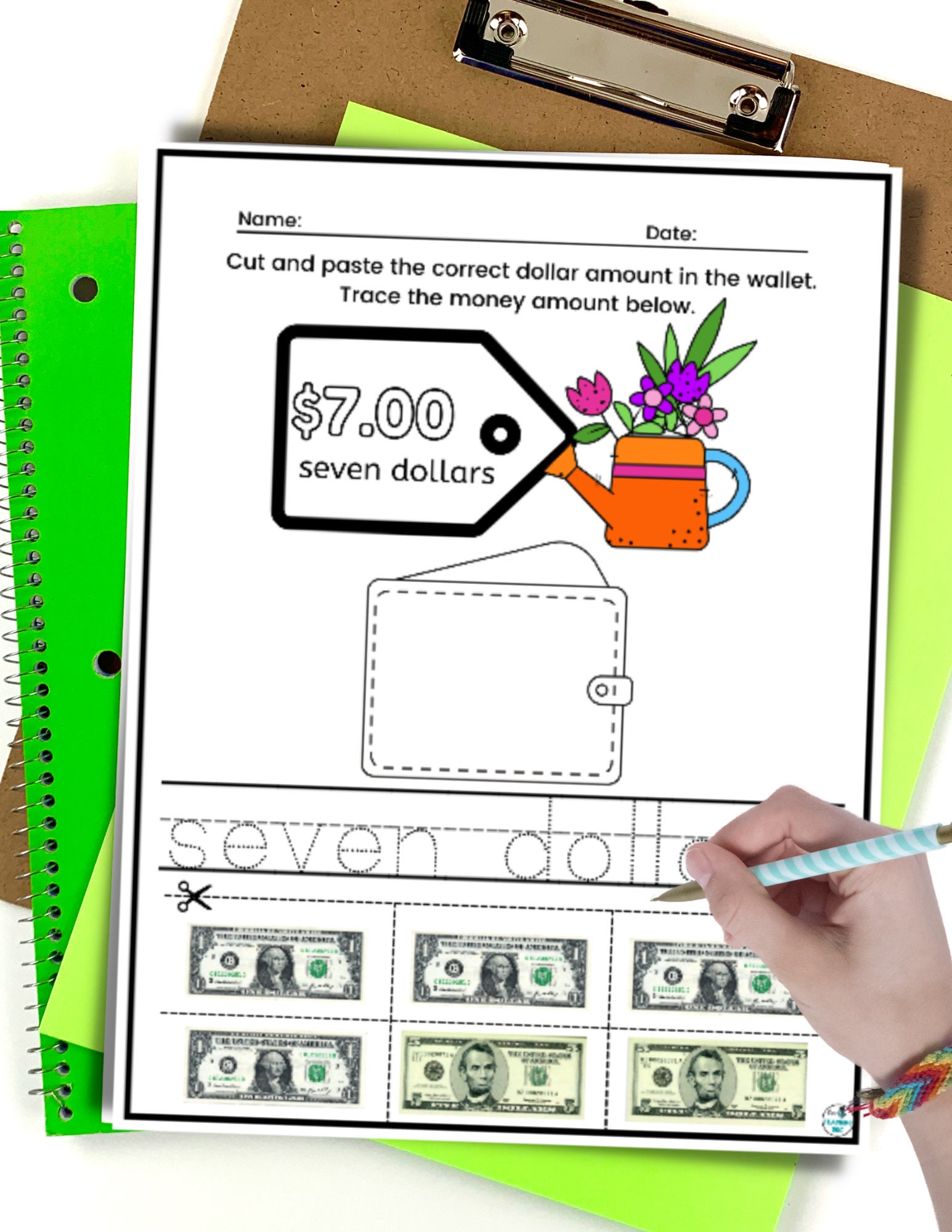 Spring Identifying & Counting Money Worksheets, Counting Coins ...